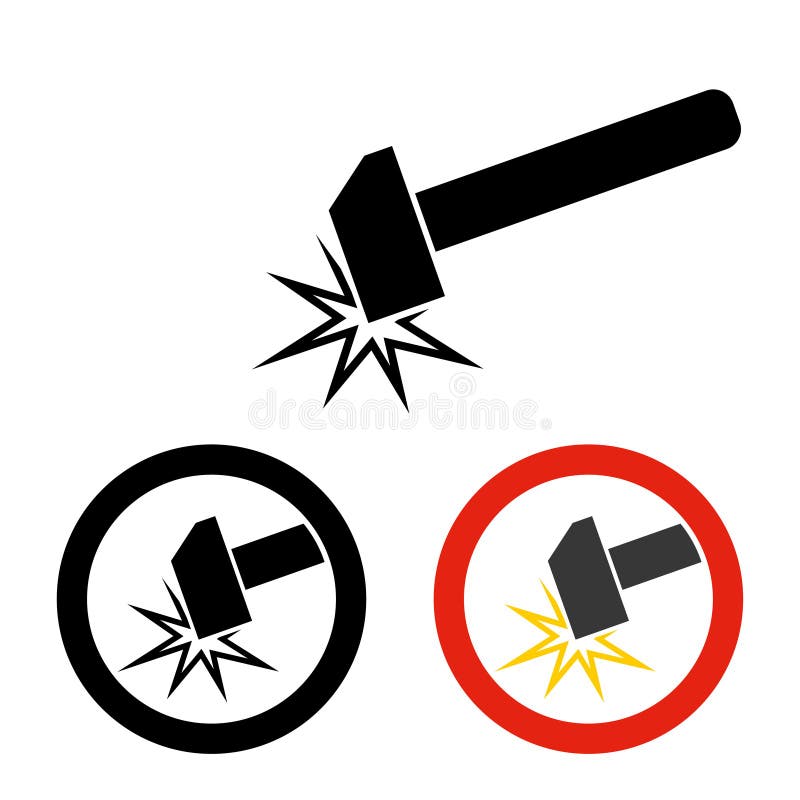 De hamer stock illustratie. Illustration of hefboomwerking - 37087445