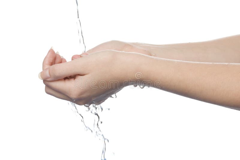 Natte Handen stock afbeelding. Image of pols, dalingen - 29874981