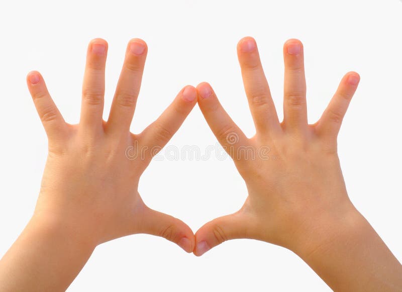 De Handen Van Kinderen Schilderen Af Stock Foto - Image of kinderen ...