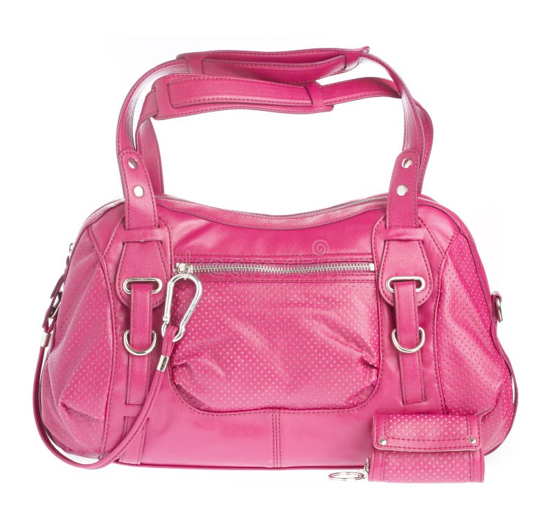 De Handtas Van Dames Op Een Witte Achtergrond Stock Afbeelding - Image ...