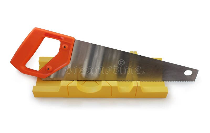 De Handzaag En Bewerkt Zaag in Verstek Stock Foto - Image of werk, bouw ...