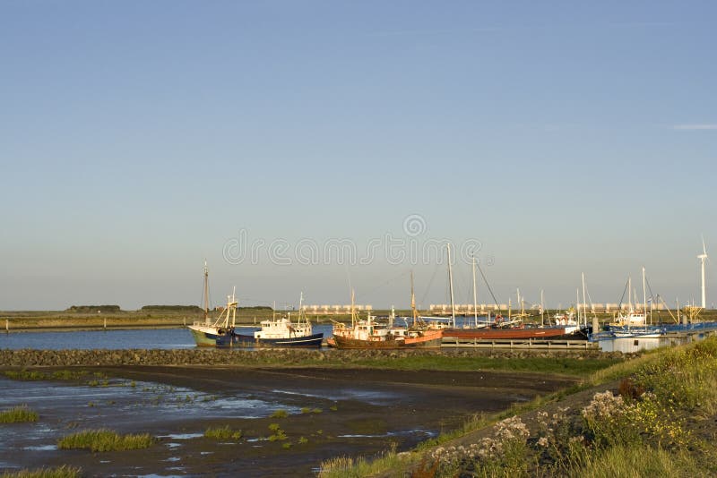 De Haven Bij Den Oever, Harbout at Den Oever Stock Photo - Image of ...