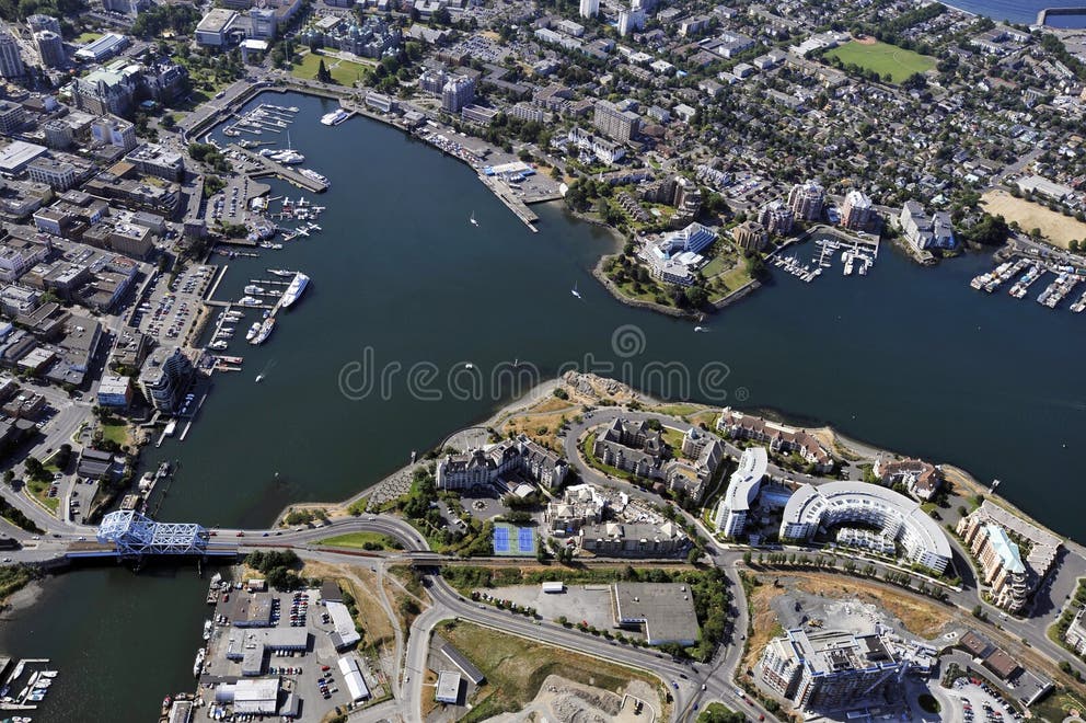 De Haven Van Victoria, Het Eiland Van Vancouver, Canada Stock Foto ...