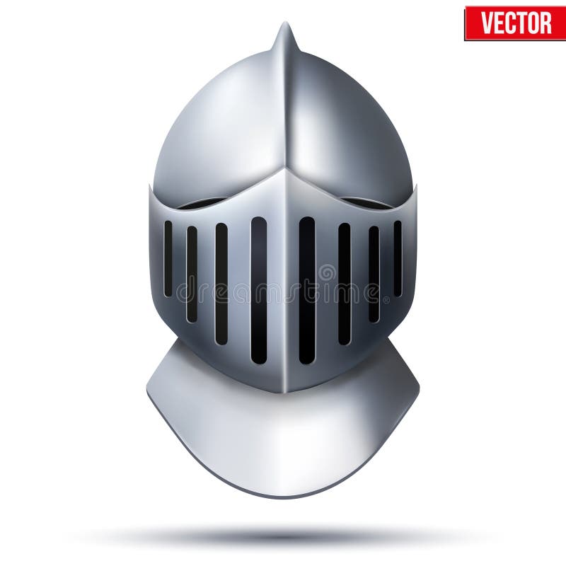 De Helm Van De Ridder Vector Illustratie Vector Illustratie ...