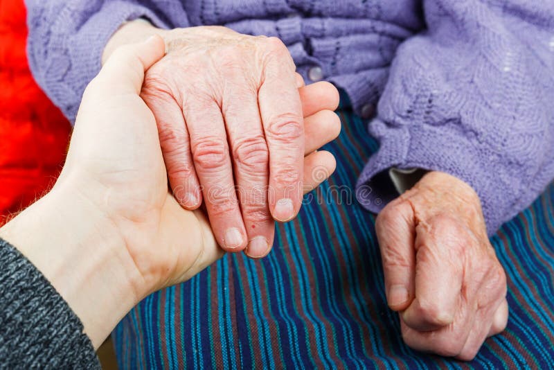 De helpende hand stock afbeelding. Image of punt, gepensioneerde - 85188631