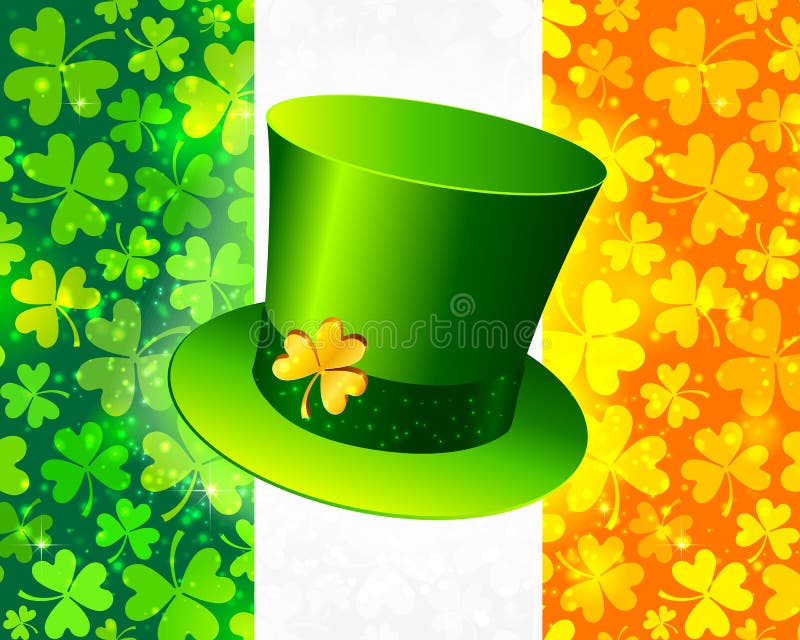St Patricks De Ierse Hoed Van De Kabouter Van De Dag Stock Illustratie ...