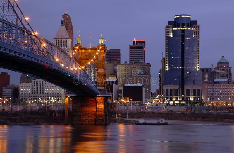 De Horizon Van Cincinnati, Ohio. Stock Afbeelding - Image of ohio ...