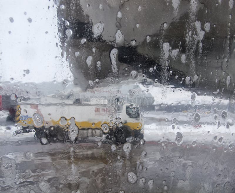 De-icer for Airplanes, De-icing an Aircraft Wing Stock Image - Image of ...