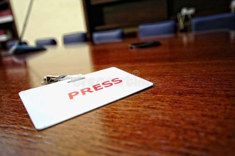 Perskaart stock afbeelding. Image of media, presentatie - 17363897