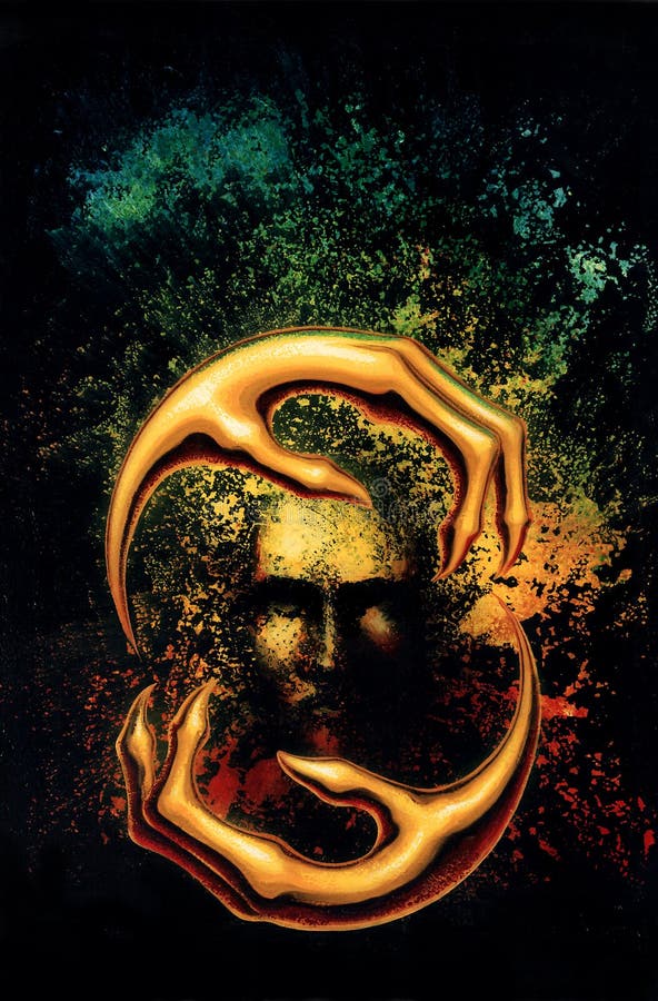 De Identiteit En De Klauwen Van De Mysticus Stock Illustratie ...