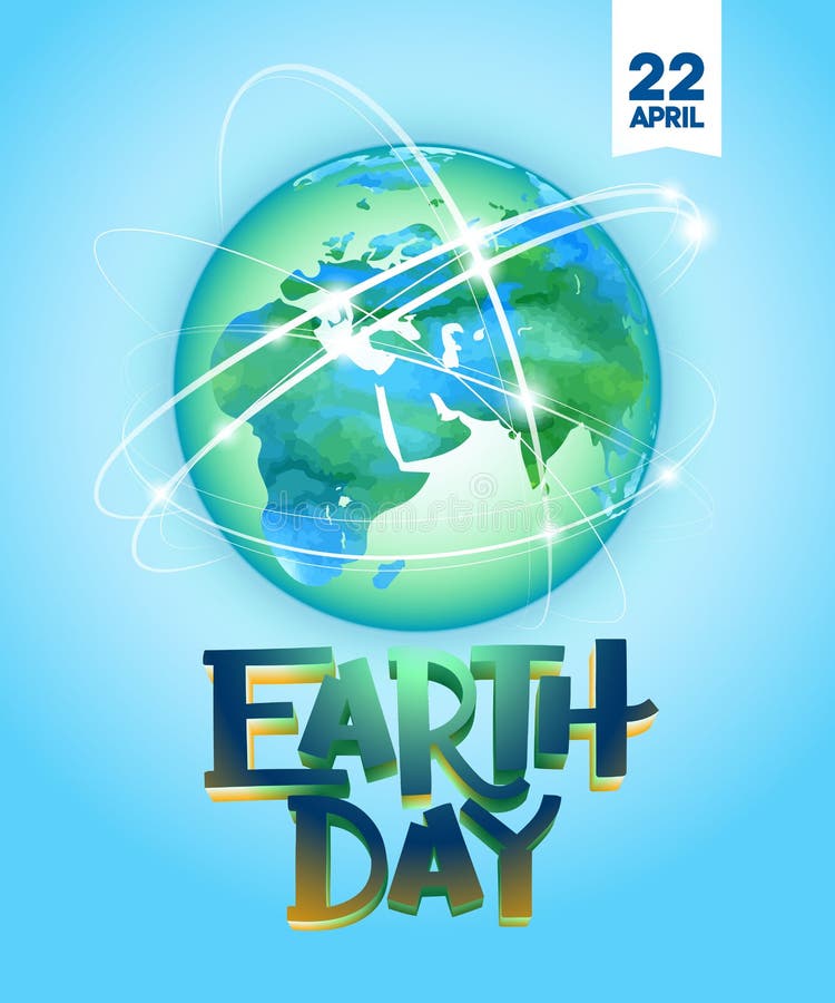De Illustratie Van De Aardedag Vector Illustratie - Illustration of ...