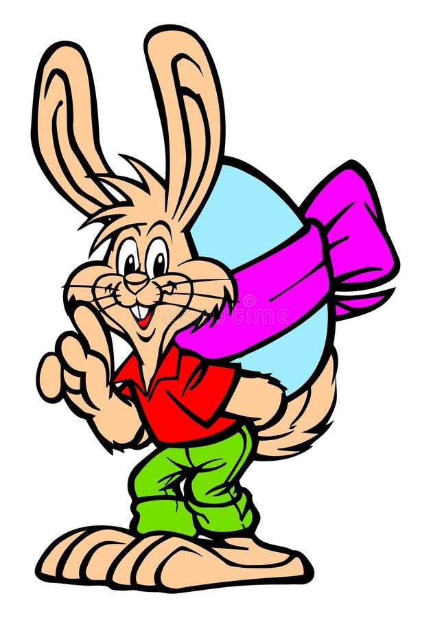 De Illustratie Van De Paashaas Vector Illustratie - Illustration of ...