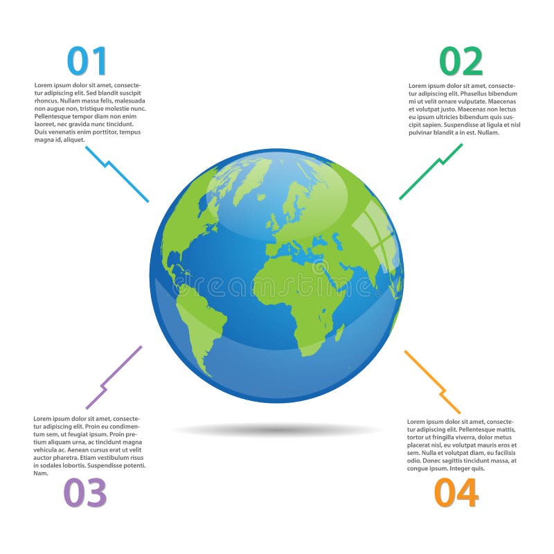 De Illustratie Van Infographics Van De Wereldkaart Vector Illustratie ... De Illustratie Van Infographics Van De Wereldkaart Vector Illustratie ...