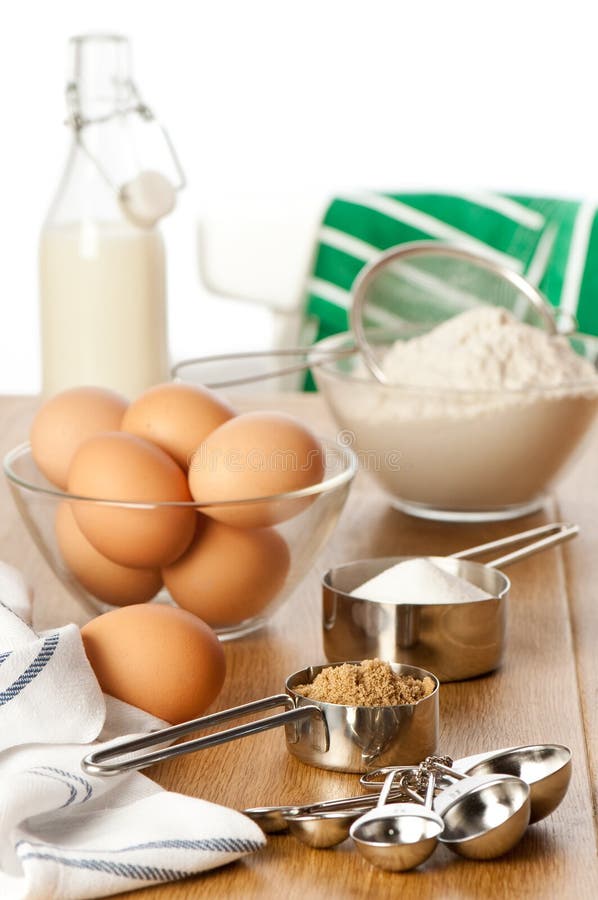 De Ingrediënten Van Het Baksel Stock Foto - Image of gebak, koken: 12989268