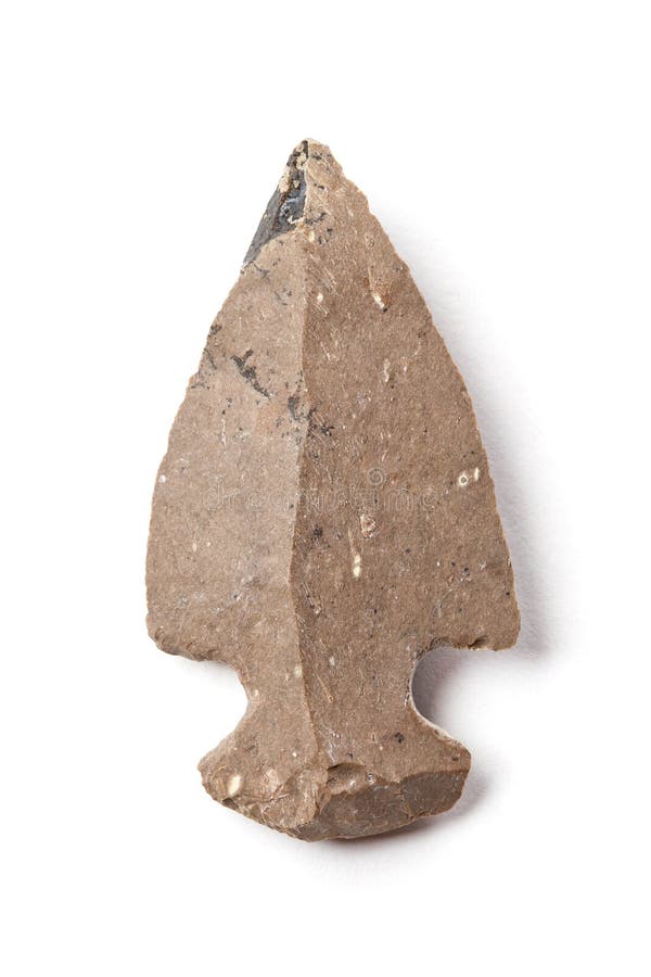 Native American Indiaanse Stenen Pijlpuntjes Stock Foto - Image of ...