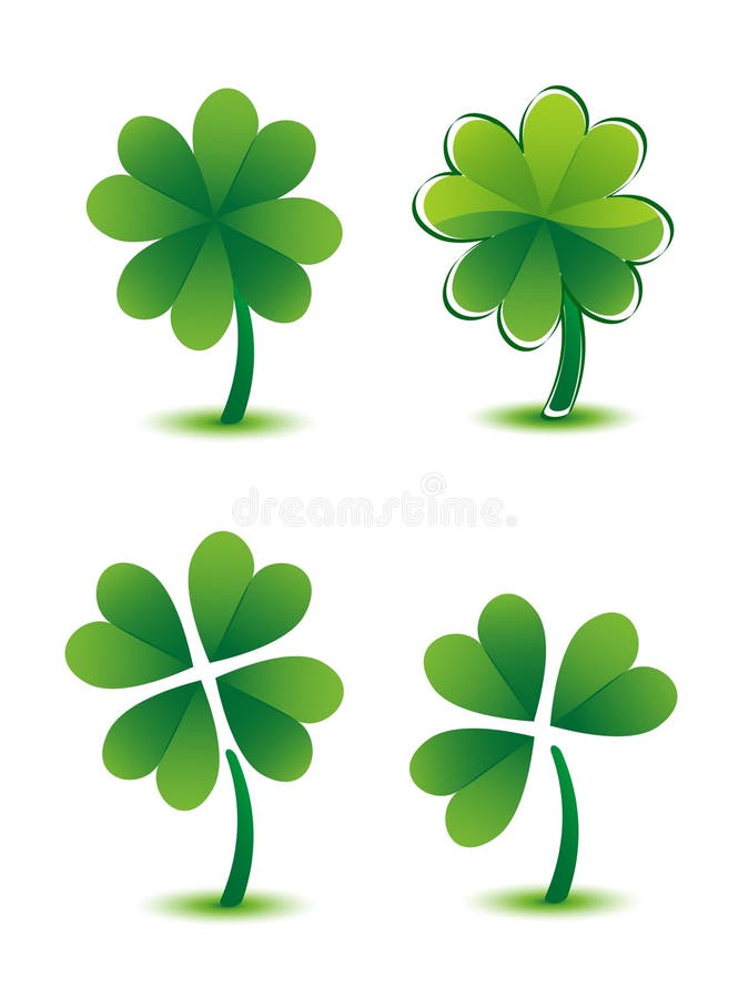 Klavercollectie vector illustratie. Illustration of installatie - 11142018