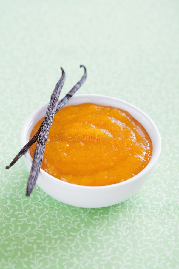 De Jam Van De Mandarijn, Van De Perzik En Van De Vanille Stock Foto ...