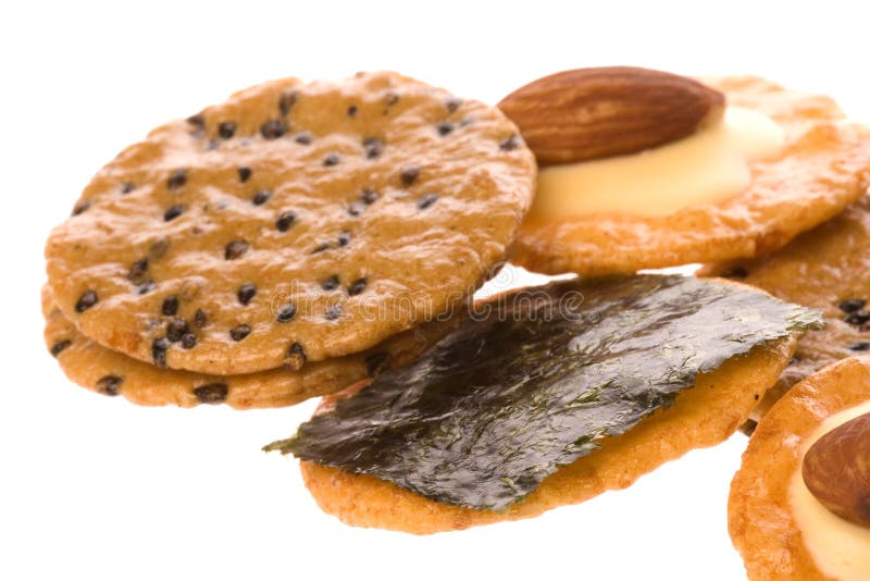 De Japanse Crackers Van De Rijst Stock Foto - Image of japan ...