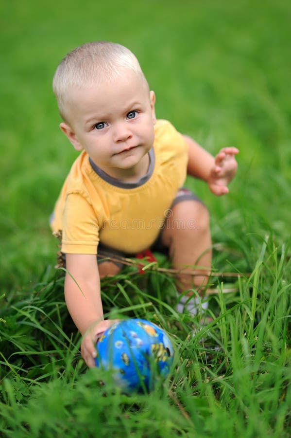 De Jongen Van De Baby Van Het Geluk Stock Afbeelding - Image of vrolijk ...