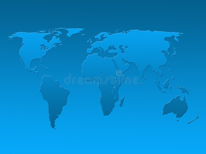 De kaart van de wereld stock illustratie. Illustration of grafisch ...
