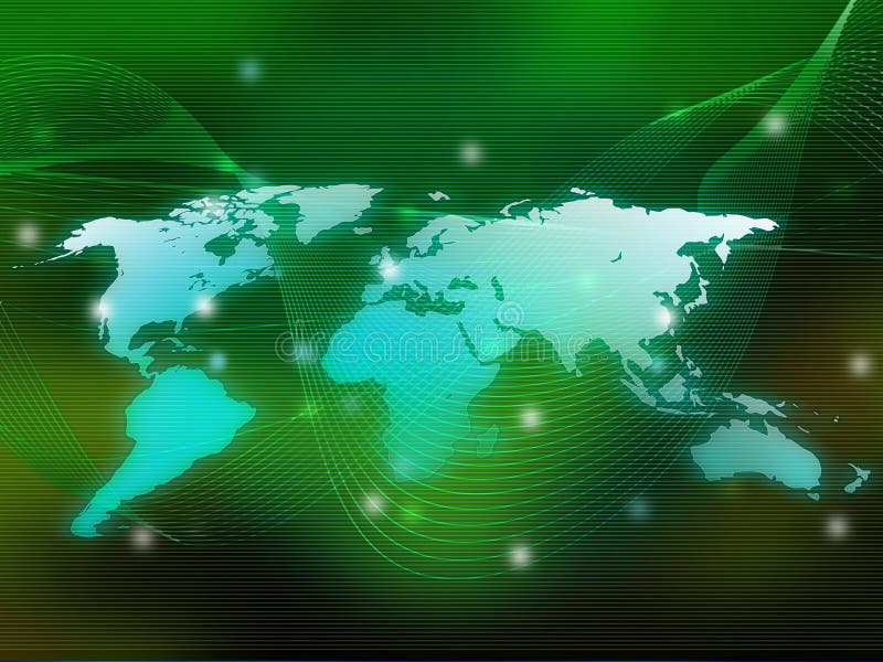 De kaart van de wereld stock illustratie. Illustration of continent ...