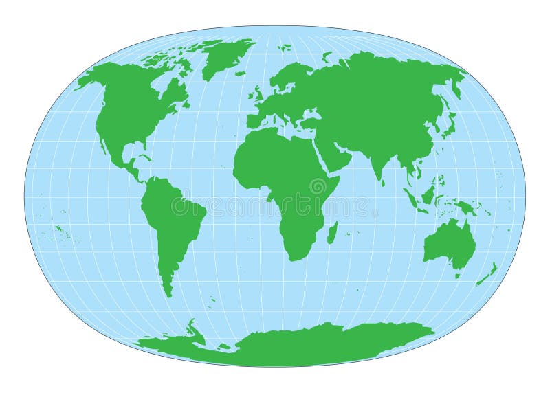 De kaart van de wereld stock illustratie. Illustration of planeet - 7905865