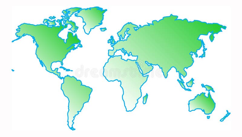 De kaart van de wereld vector illustratie. Illustration of samenvatting ...