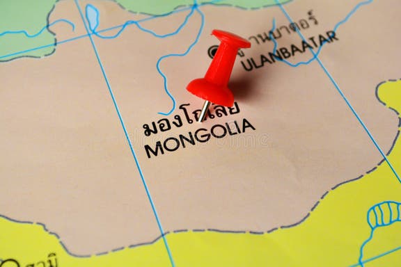 De kaart van Mongolië stock afbeelding. Image of oost - 55623327