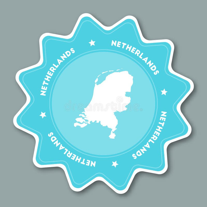 Nederlandse sticker. vector illustratie. Illustration of kenteken ...