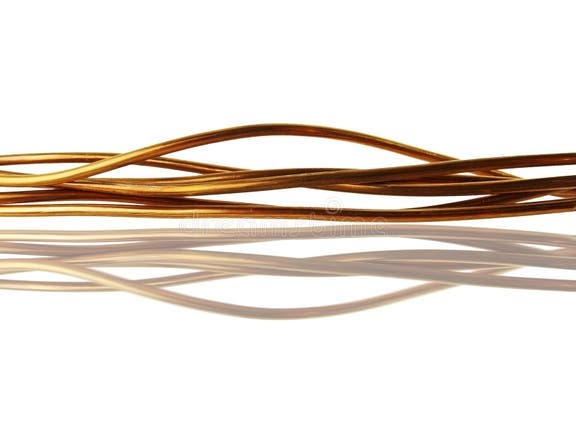 De Kabel van het koper stock foto. Image of computer, kabel - 1237398