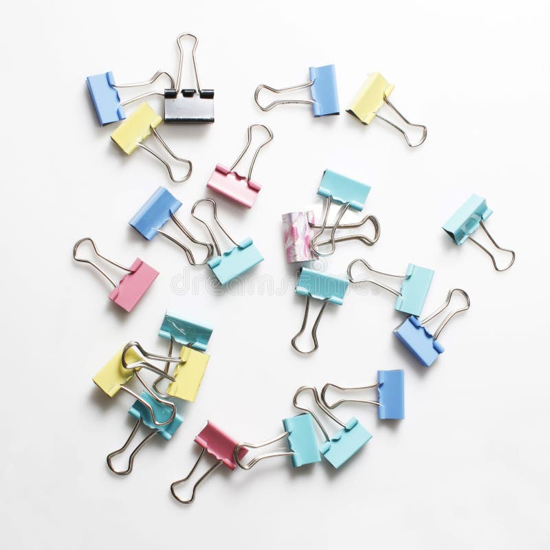 De klem van Colorfull stock foto. Image of vastmaken - 27971724