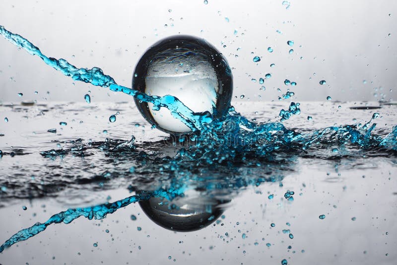 De Kleur Van De Kristallen Bolplons Stock Foto - Image of zitting ...