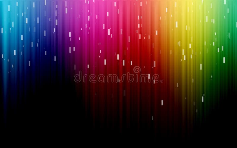 De Kleuren Van De Regenboog Van Het Spectrum Stock Illustratie ...