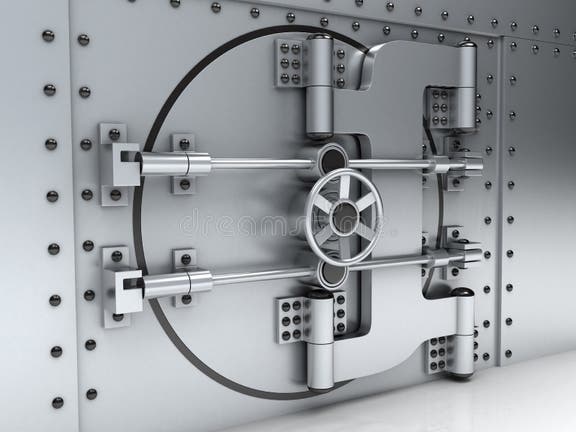 Bankkluis stock illustratie. Illustration of houd, betrouwbaar - 20824376