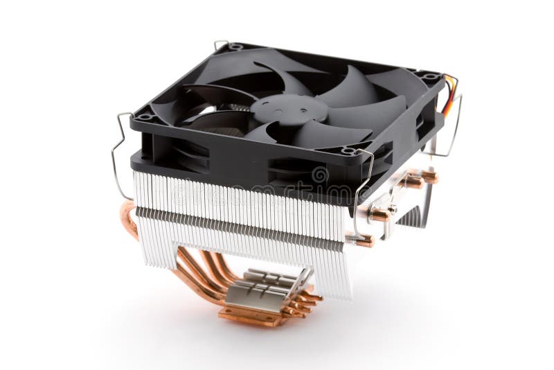 De koeler van cpu stock foto. Image of koel, bewerker - 7348094