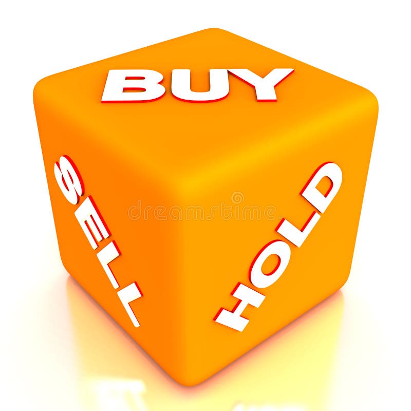 De Koop-verkoop Greep Dobbelt Stock Illustratie - Illustration of ...