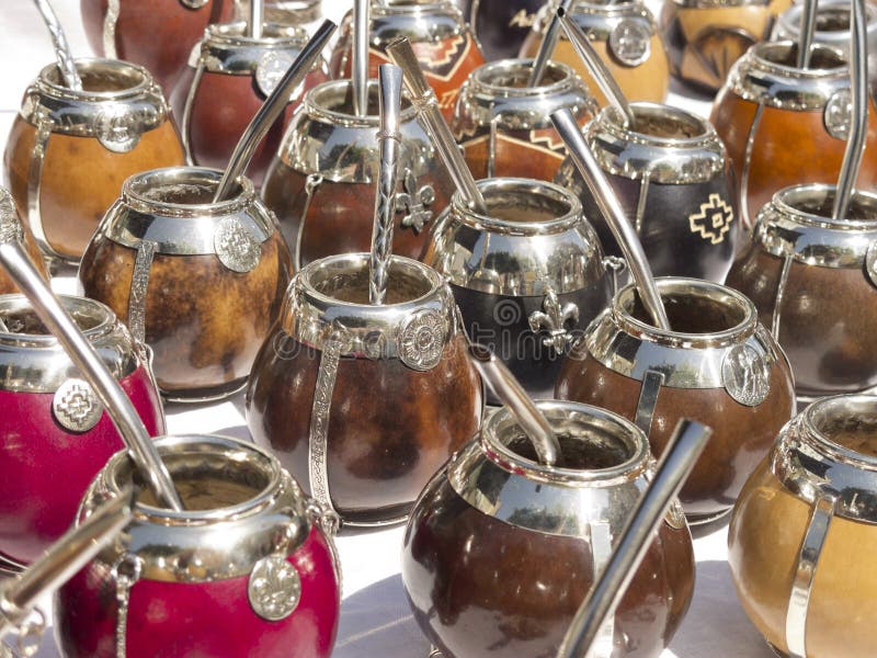 De Koppen Van De Kalebasboomsteen Stock Afbeelding - Image of ...