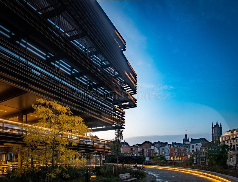 De Krook editorial stock photo. Image of krook, ghent - 233008103