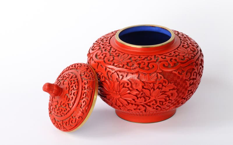 Gemberpot stock afbeelding. Image of keepslag, deksel - 25934695