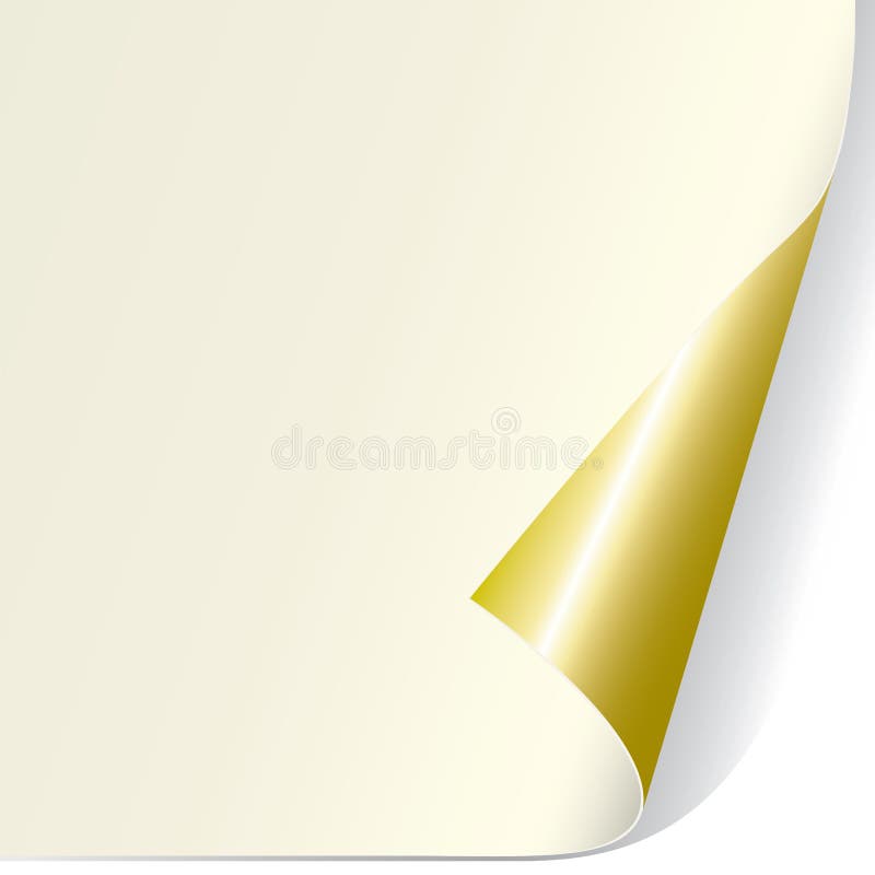 De Krul van de pagina vector illustratie. Illustration of achtergrond ...