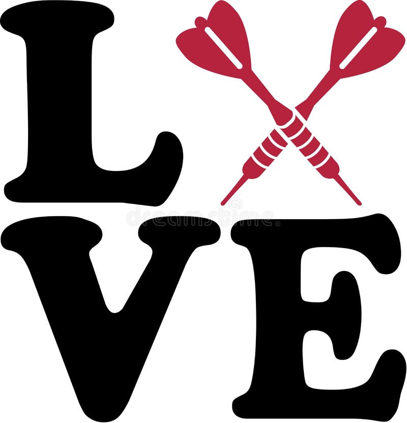 De liefde van pijltjes vector illustratie. Illustration of symbool ...