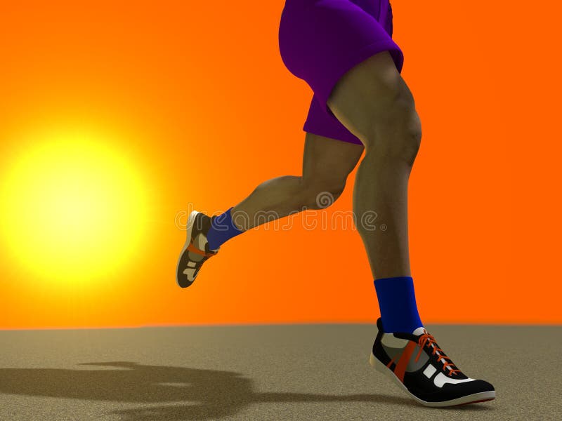 De lopende persoon stock foto. Image of gezond, behendigheid - 32807506