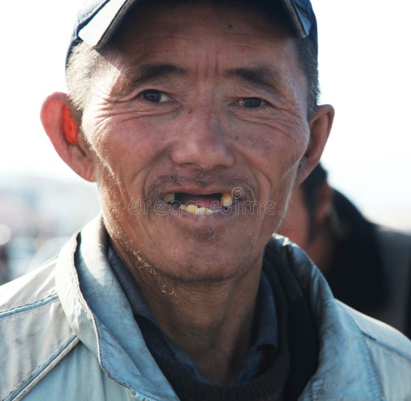 De Mongoolse man stock foto. Image of sereen, mensen - 29186884