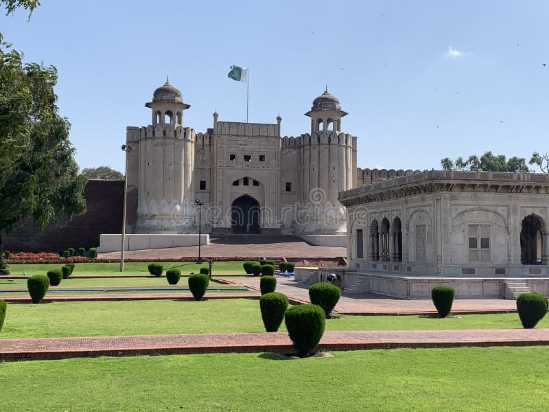 Shahi Fort Lahore Pakistan Dentro Foto editorial - Imagen de turismo ...