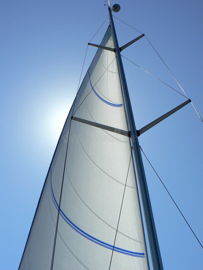 Mast En Tuigage Van Een Zeilboot Stock Afbeelding - Image of jacht ...