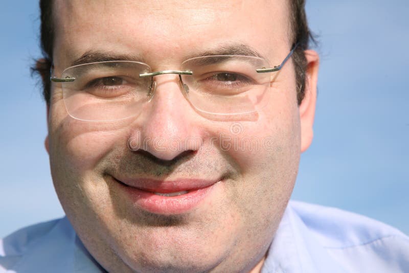 De Mensengezicht Van De Glimlach Stock Foto - Image of hoofd, mensen ...