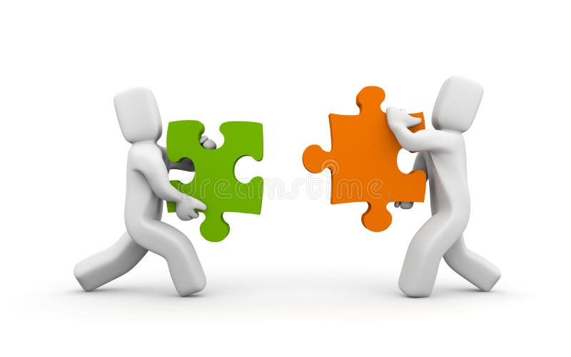 De metafoor van het succes stock illustratie. Illustration of brug ...