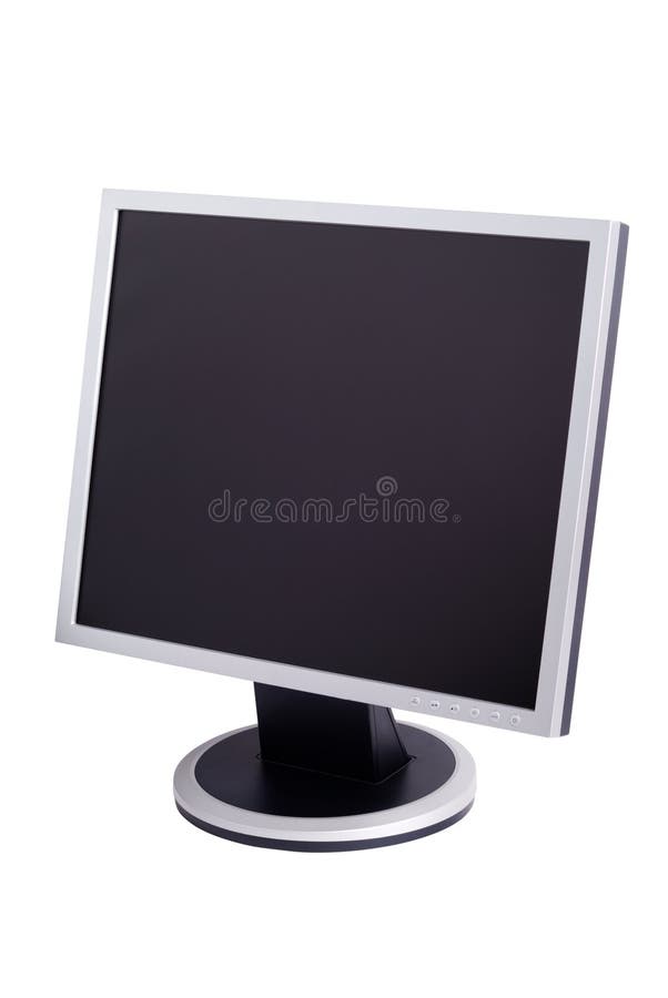 De Moderne Monitor Van De Computer Stock Afbeelding - Image of rand ...