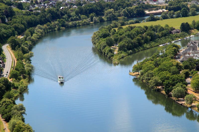 Romantische Route Langs De Moezel Stock Foto - Image of vestingen ...