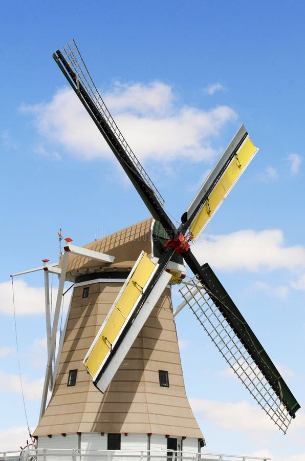 Dutch windmill stock photo. Image of towering, dutch - 30185512